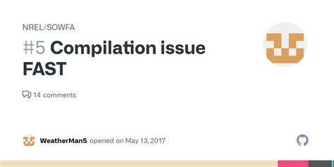 Compilation Issue Fast · Issue 5 · Nrel Sowfa · Github