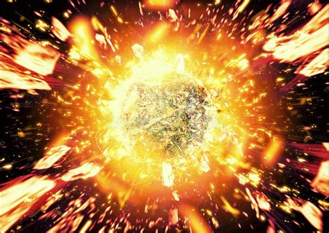 3d Illustration Of Exploding Sun Stock Illustration Illustration Of