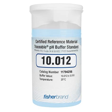 Traceable Ph Buffer Standards Certified Reference Material Crm