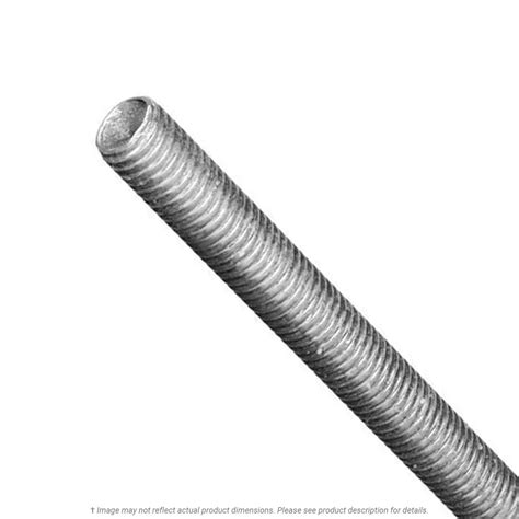 38 24 X 6 Feet Threaded Rod Astm A307 Grade A Plain Finish Kl Jack