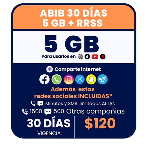 Recarga Abib 120 Abibrecargas