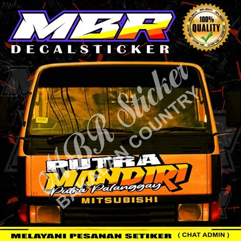 Jual Stiker Truk Putra Mandiristiker Kabin Depan Truk Shopee Indonesia