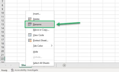 How To Rename A Sheet In Excel Step By Step Guide