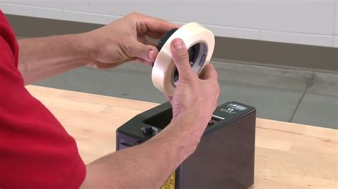 How To Set Up The Industrial Automatic Tape Dispenser Youtube