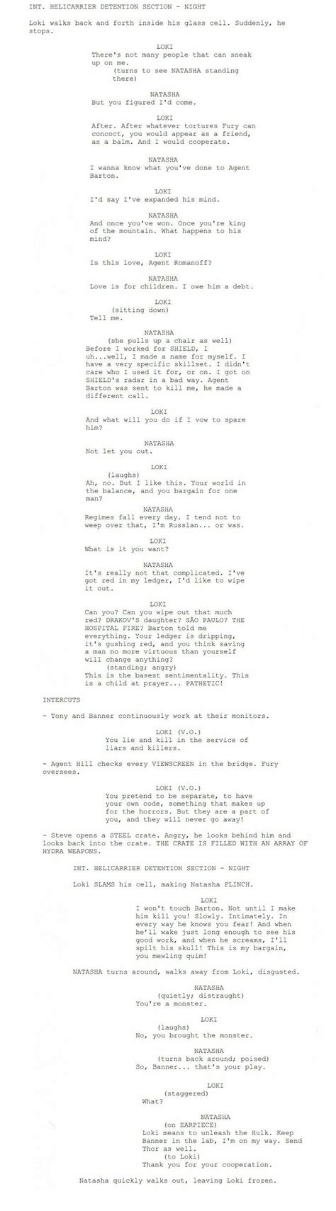 Tom Hiddleston Loki Mewling Quim Page 66 Of The Avengers Script Doc Tom Hiddleston Loki Mewling Quim Page 66 Of The Avengers Script Doc