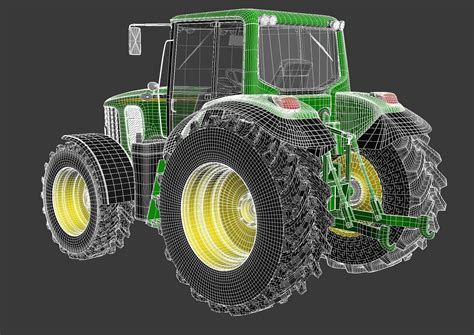 John Deere 6930 Tractor 3d Model By Squir