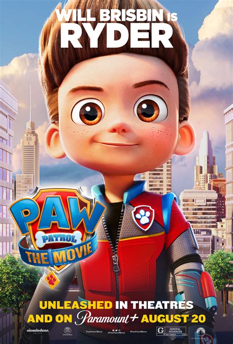 Paw Patrol The Movie Cast Featurette And Character Posters