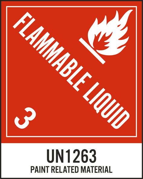 Un1263 Paint Related Material Label Save 10 Online