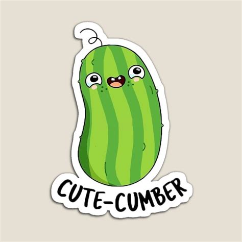 Cute Cumber Cucumber Cartoon Pun Cute Puns Funny Funny Puns