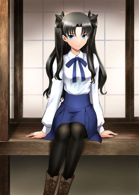 Shirotsumekusa Artoria Pendragon Fate Saber Fate Tohsaka Rin