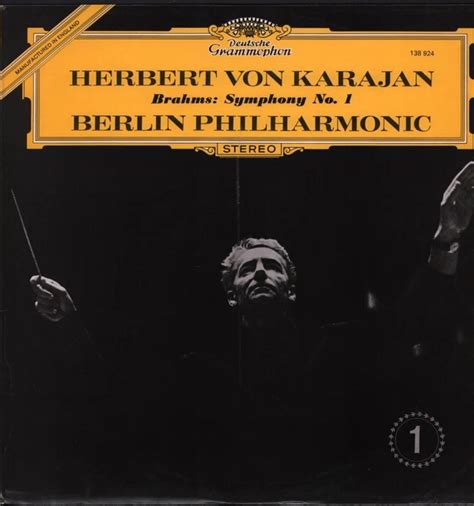138924 Herbert Von Karajan Berlin Philharmonic Orchestra Brahms