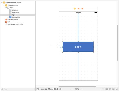 Ios Launch Screen Doesn T Display The Logo Image Stack Overflow