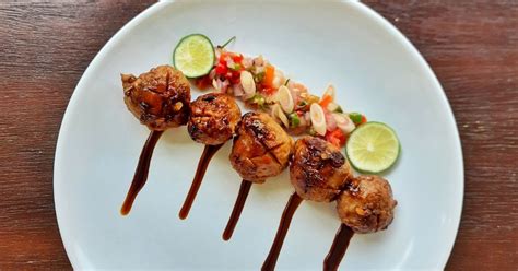 Resep Bakso Bakar Bumbu Pedas Rumahan Enak Dan Mudah Cookpad