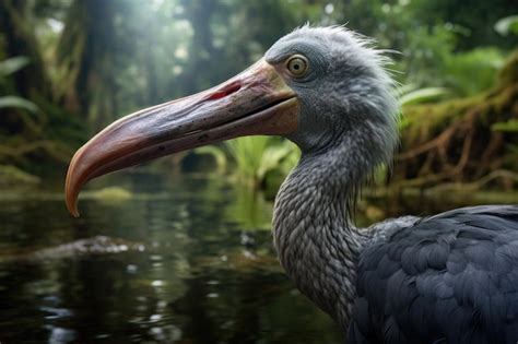 Premium Ai Image The Enigmatic Shoebill In Its Native Wetland Habitat