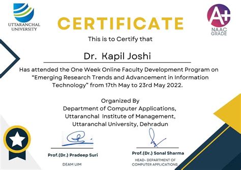 Dr Kapil Joshi Posted On Linkedin