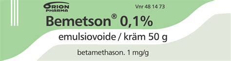 Bemetson 0 1 Emulsiovoide 1 X 50 G Verkkoapteekki Fi