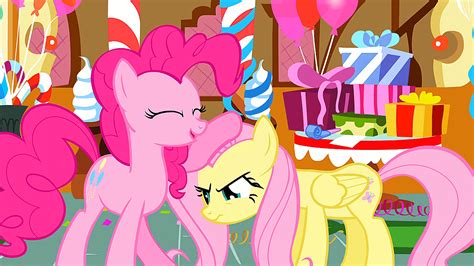 1125759 Safe Screencap Characterfluttershy Characterpinkie Pie