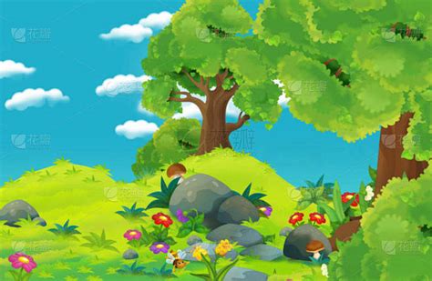 可爱卡通风景