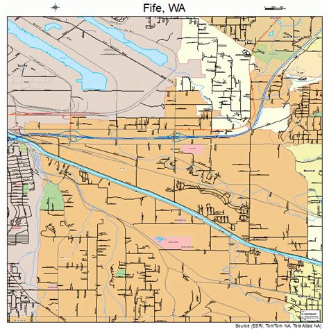 Fife Washington Street Map 5323795