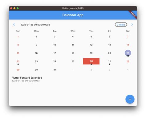 flutter calendar app optimizing query and managing events appwriters