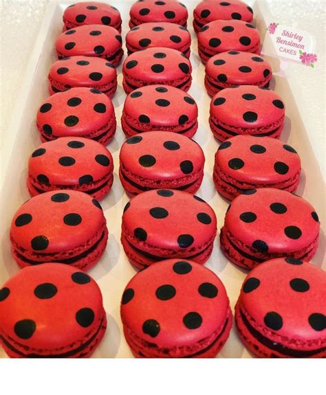 Ladybug Theme Macarons 🐞 Miraculousladybug Ladybug Birthday Party