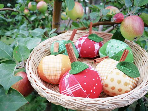 Stuffed Apple Sewing Pattern
