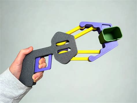 Robot Grabber With Pistol Grip No Support Free 3d Print Model