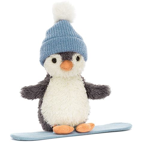 Jellycat Peanut Penguin Snowboarding Plushpaws