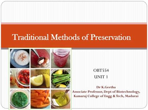 Traditional Methods Of Preservation Pdf