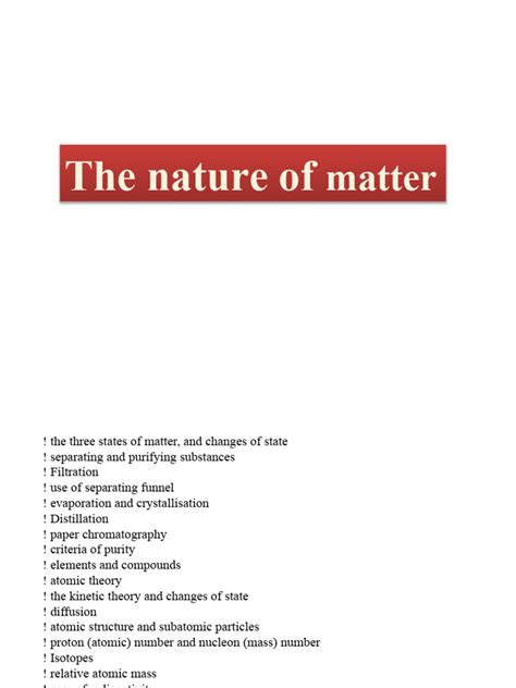 Matter Ppt 1 Pdf Solubility Liquids