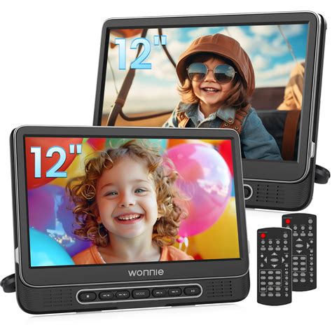 Wonnie 12 Dual Car Dvd Players Portable Dvd Players For Car Headrest