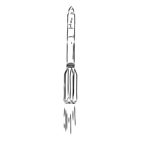 Spaceship Vector Sketch 36439076 Vector Art At Vecteezy