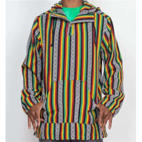 Rasta Baja Button Hoodie Rastaempire