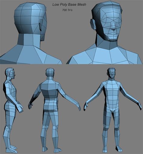 3д модель Low Poly