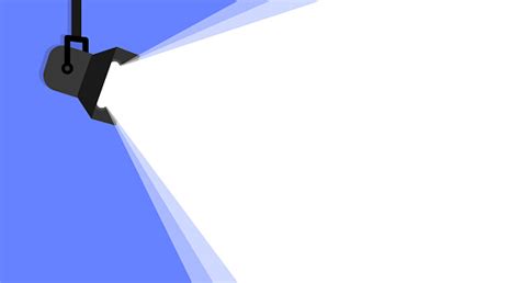 배너 스포트라이트 배경 복고풍 스포트라이트가 벽에 빛나고 있습니다 색 배경에 스포트라이트 텍스트를 위한 조명 램프 광고 포스터 공간 파란색 배경에 빛나는 스포트라이트 웹