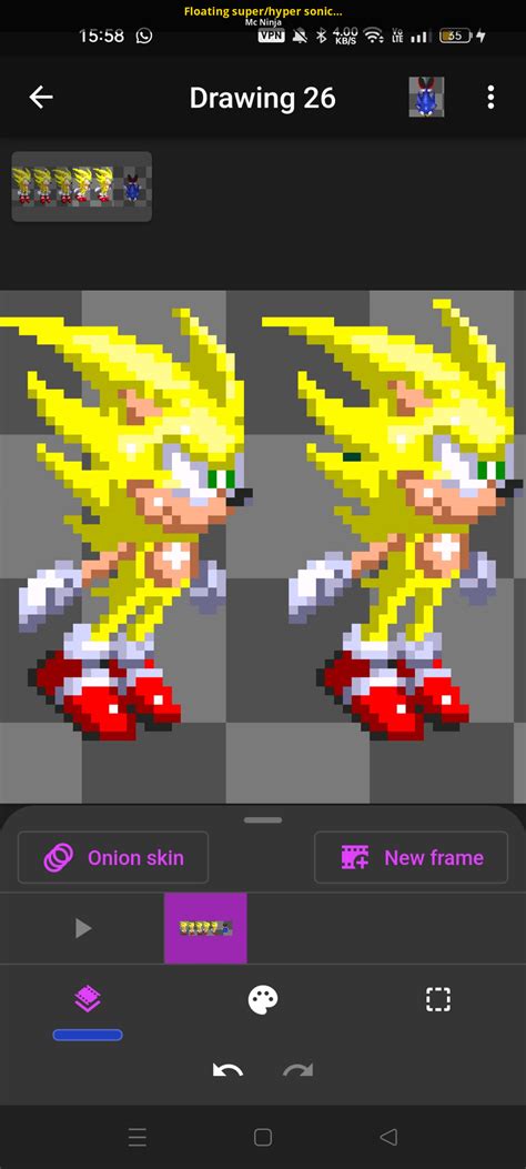 Hyper Sonic Sprites Sonic Game Sprites