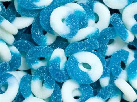 Albanese Worlds Best Gummi Blue Raspberry Rings 4 5lbs