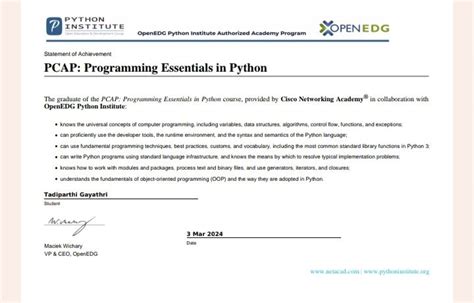 Tadiparthi Gayathri On Linkedin Python