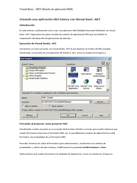 Formularios Mdi En Vb Pdf