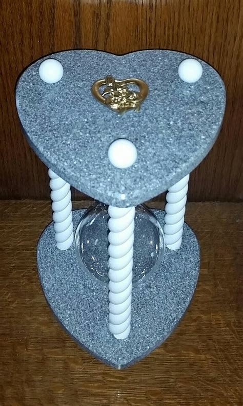 Unity Hourglass Heart Shaped In Starry Sky By Heirloom Hourglass The