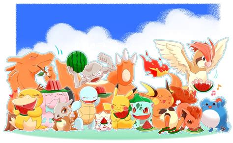 Pikachu Charizard Bulbasaur Squirtle Raichu And More Pokemon Drawn By Nekonekopunyann