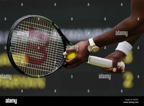 Venus Williams Racket And Watch Usa Usa The All England Tennis Club
