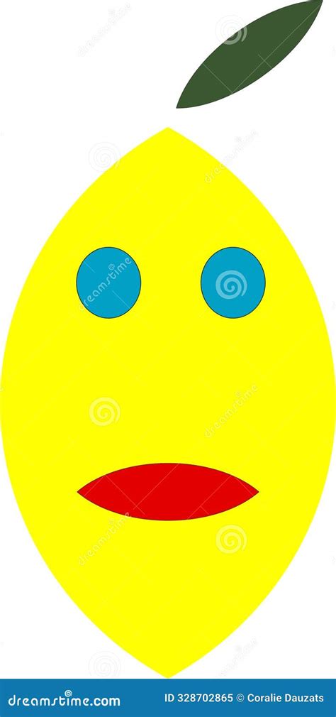A Lemon With A Face Laughing And Holding A Lemonade Glass Stock