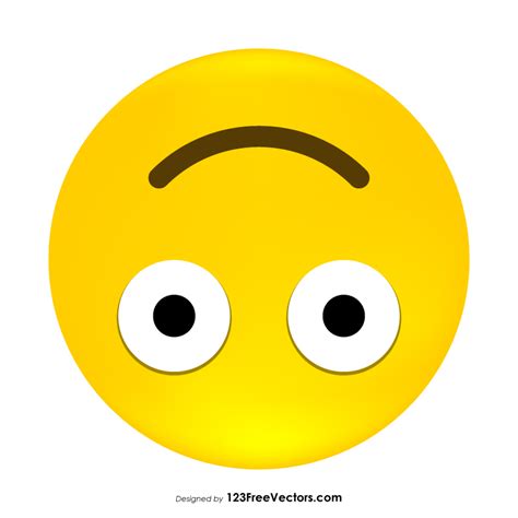 Upside Down Face Emoji Clipart