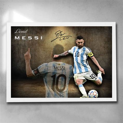 Lionel Messi Wall Art And Framed Prints Perfect T Football Decor