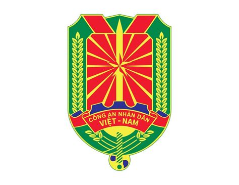 Cờ Truyền Thống Công An Hiệu Logo Công An Nhân Dân