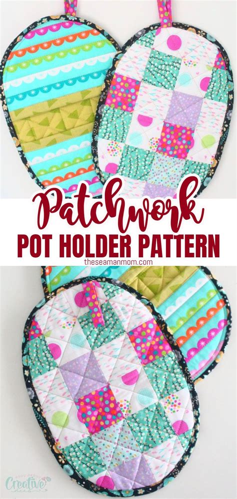 Patchwork Quilted Potholder Pattern Artofit