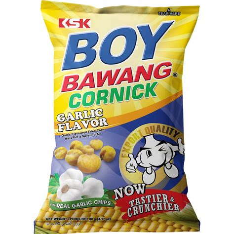 Boy Bawang Cornick Garlic Flavoured Chips 90g Woolworths
