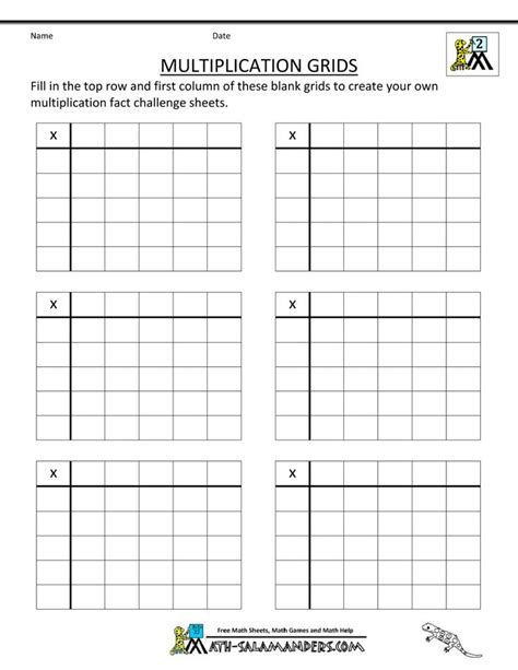 Math Salamanders Worksheets
