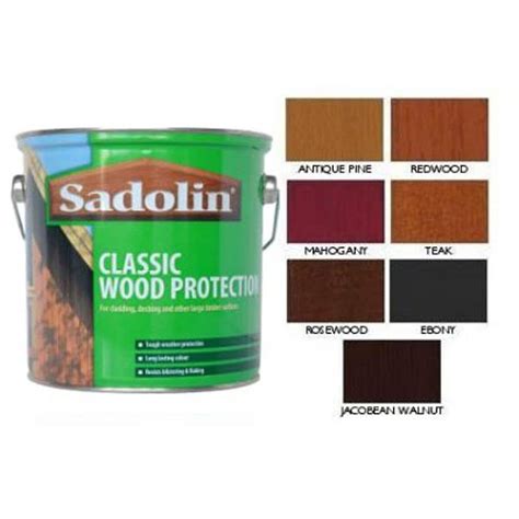 Sadolin Classic Wood Protection 2 5l Jacobean Walnut Ray Grahams